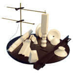 24" Hot Wire Table with Bendable Blades & Multi Heat Power Supply